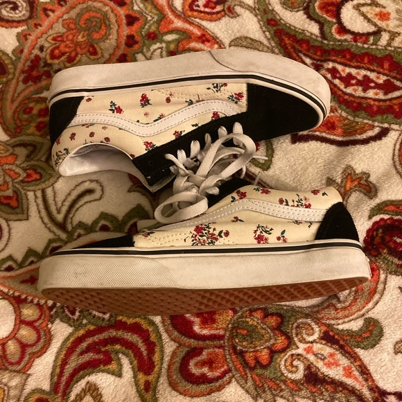 Vans | Shoes | Floral Girls Vans | Poshmark